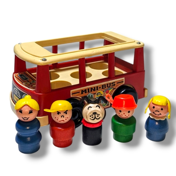 Fisher-Price | Toys | Fisher Price Little People Vintage Mini Bus ...